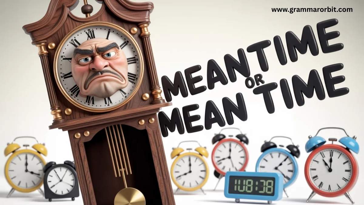 Meantime or Mean Time Complete Guide to Grammar - Grammar Orbit