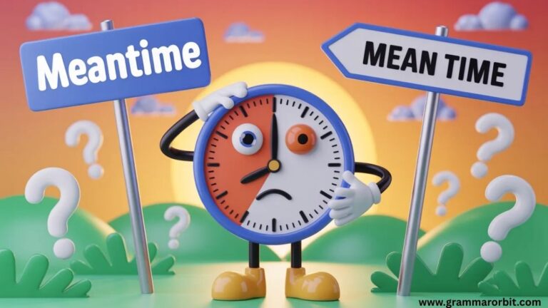 Meantime or Mean Time Complete Guide to Grammar - Grammar Orbit