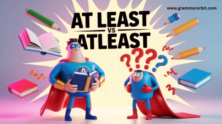 At Least vs Atleast What’s Correct and How to Use It - Grammar Orbit