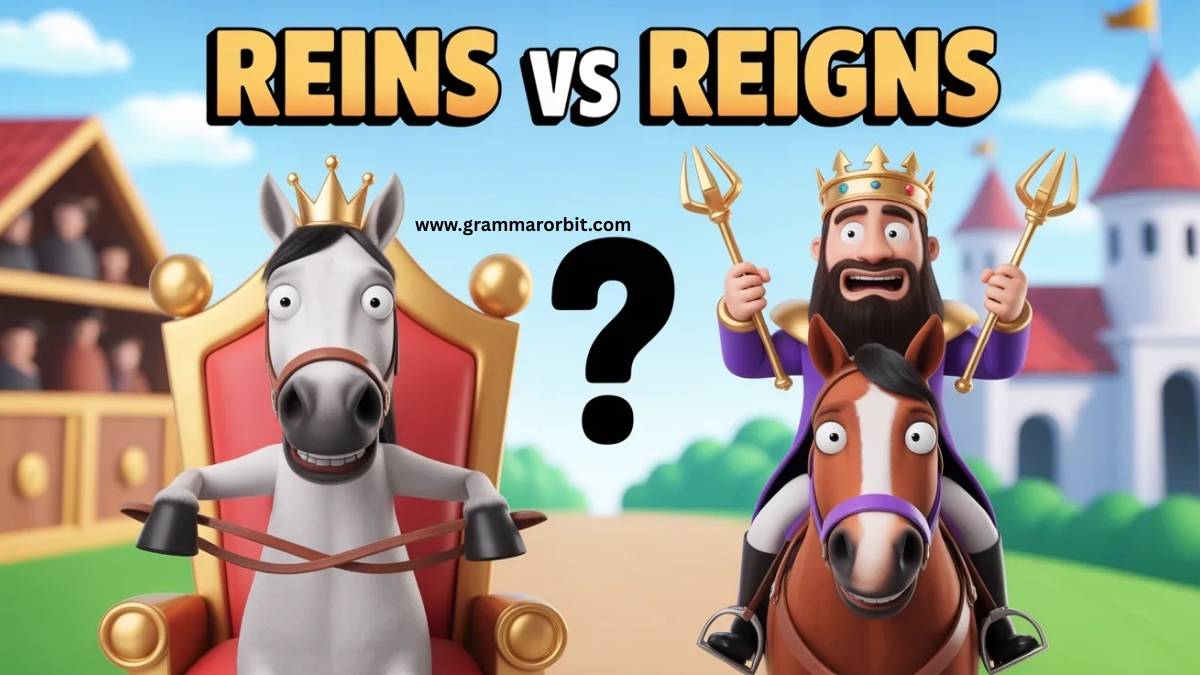 Reins vs Reigns A Small Detail With a Big Impact - Grammar Orbit