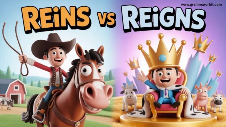 Reins vs Reigns A Small Detail With a Big Impact - Grammar Orbit
