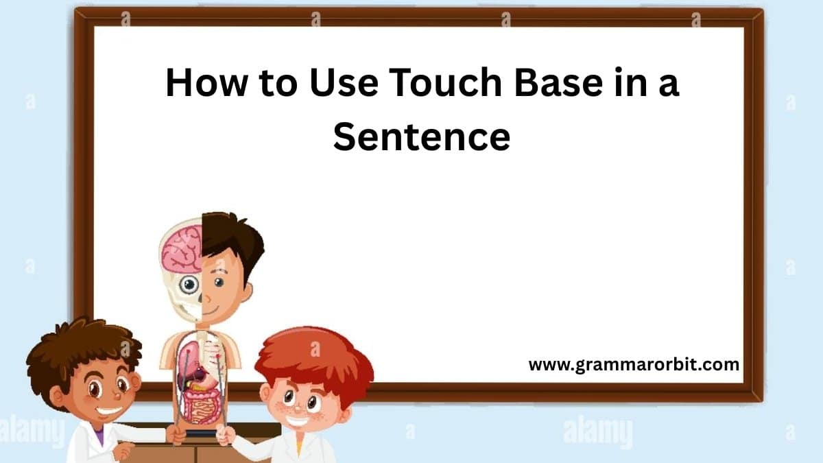 Touchbase or Touch Base Which One is Correct? - Grammar Orbit
