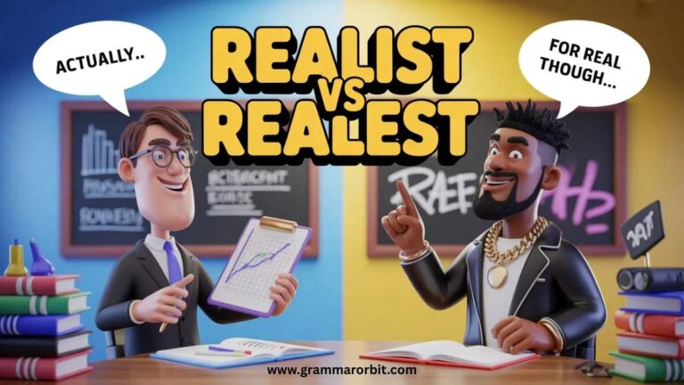 Realist vs Realest How Are These Different? When To Use - Grammar Orbit