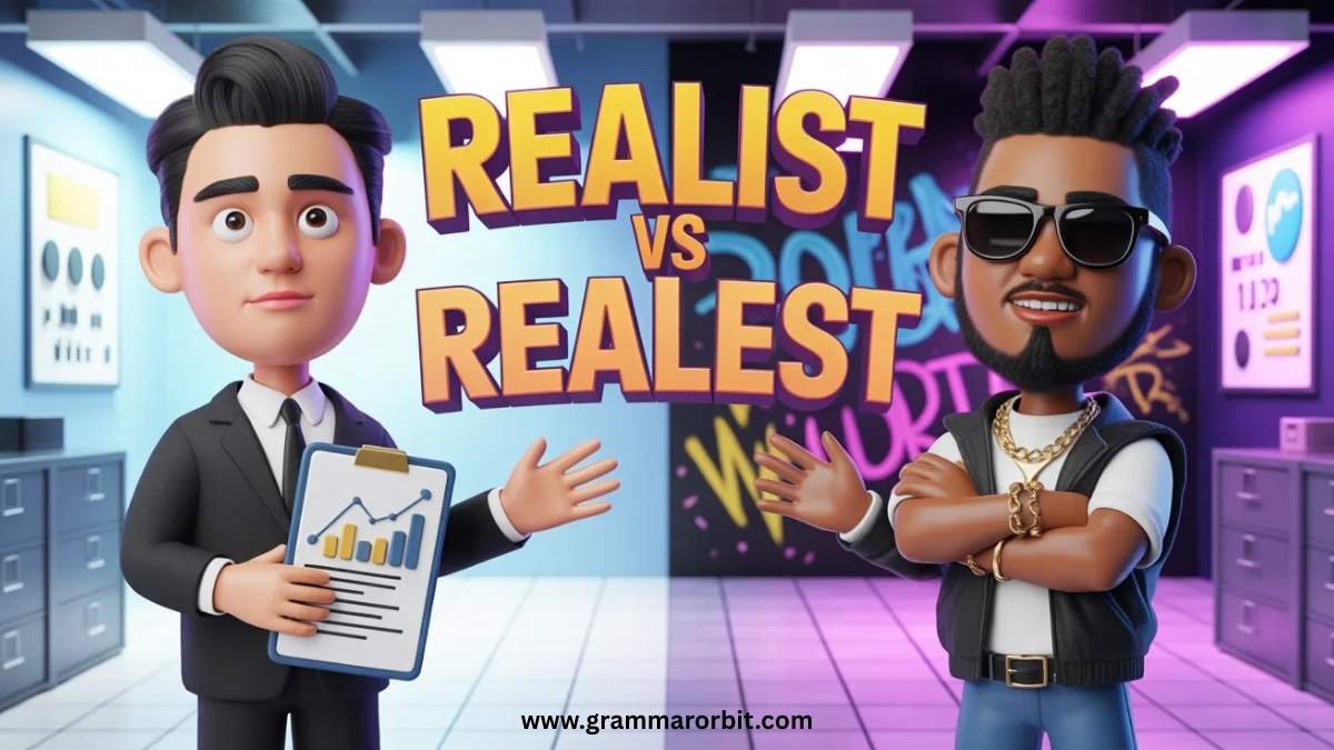 Realist vs Realest How Are These Different? When To Use - Grammar Orbit