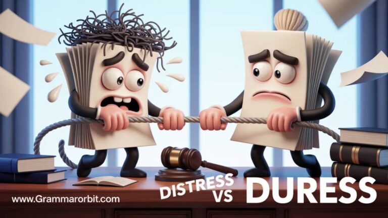 Distress vs Duress Differences and Correct Usage - Grammar Orbit